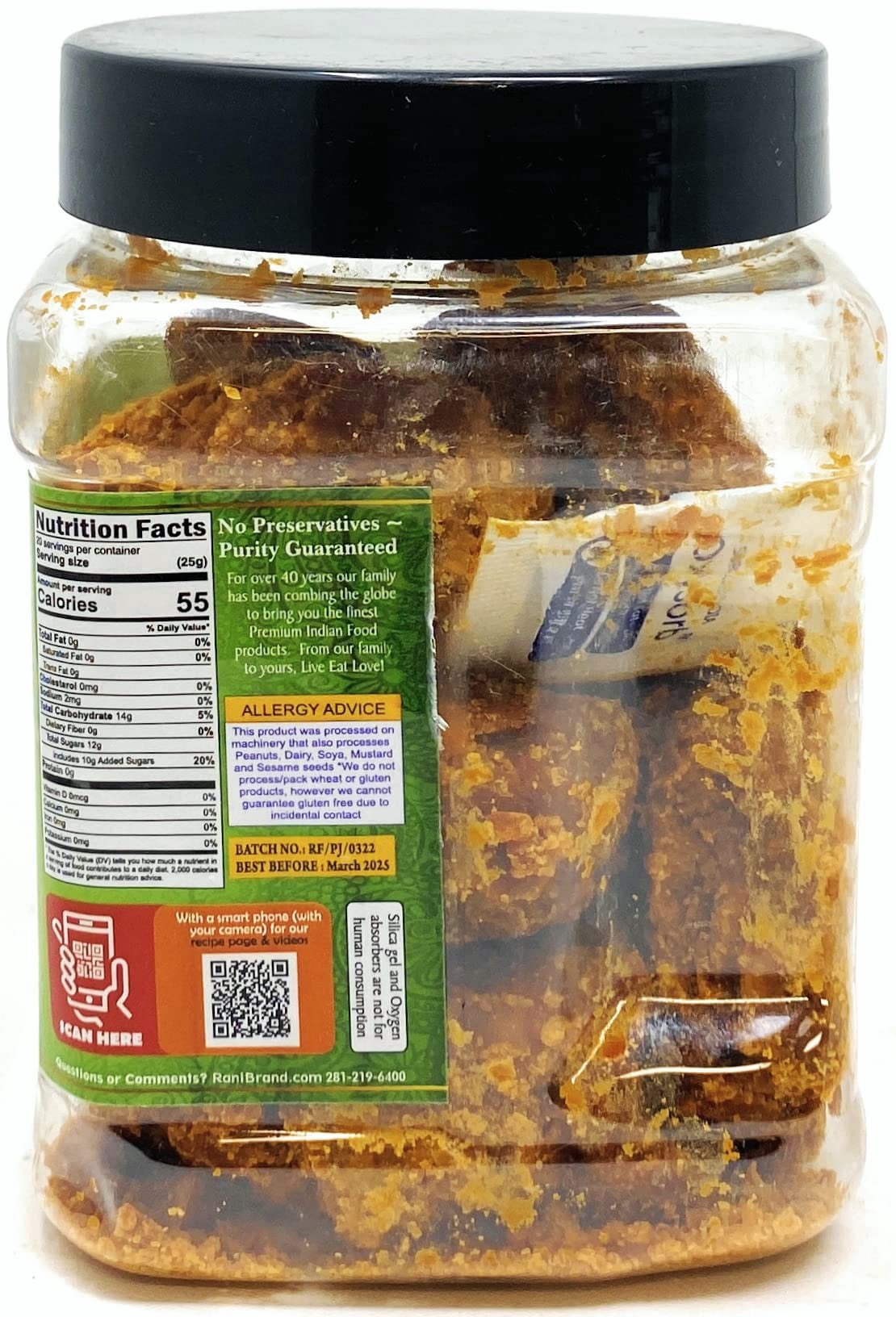 Buy Rani Pan Jaggery (Gur) Indian Unrefined Raw Cane Sugar 17.5oz (1 ...