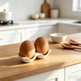COM1950s Egg Shaped Seasoning Jar Set, Ceramic Salt and Pepper Shaker ...