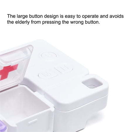 Plastic 7 Days Pill Storage Airtight Case Tablets Pill Container Mini ...