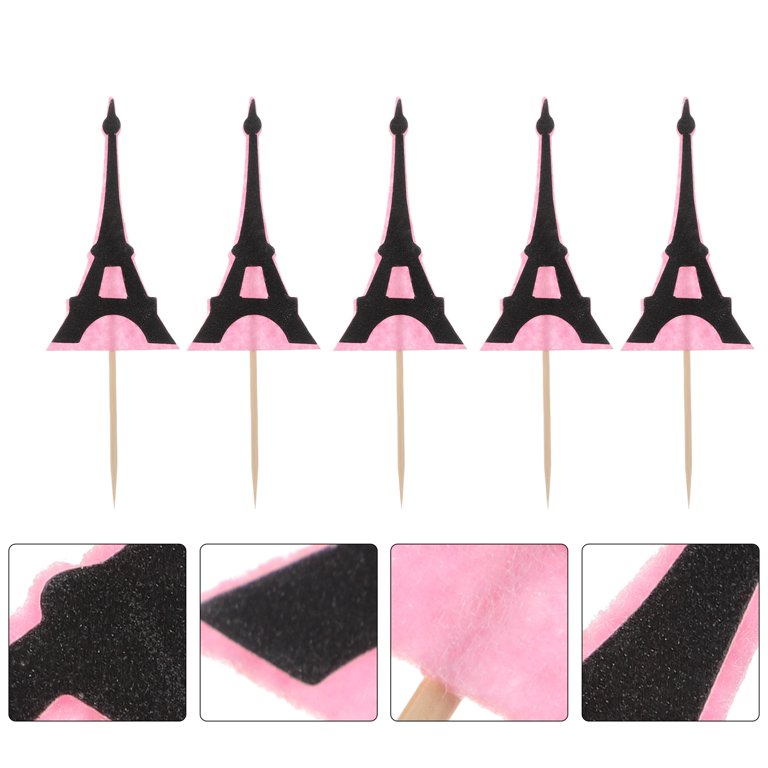 Paris Eiffel Tower Cake Toppers