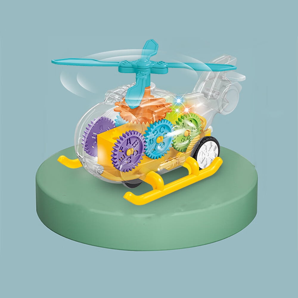 Light Up Transparent Car Toy for Kids, 1PC, Bump and Go Toy Car with ...