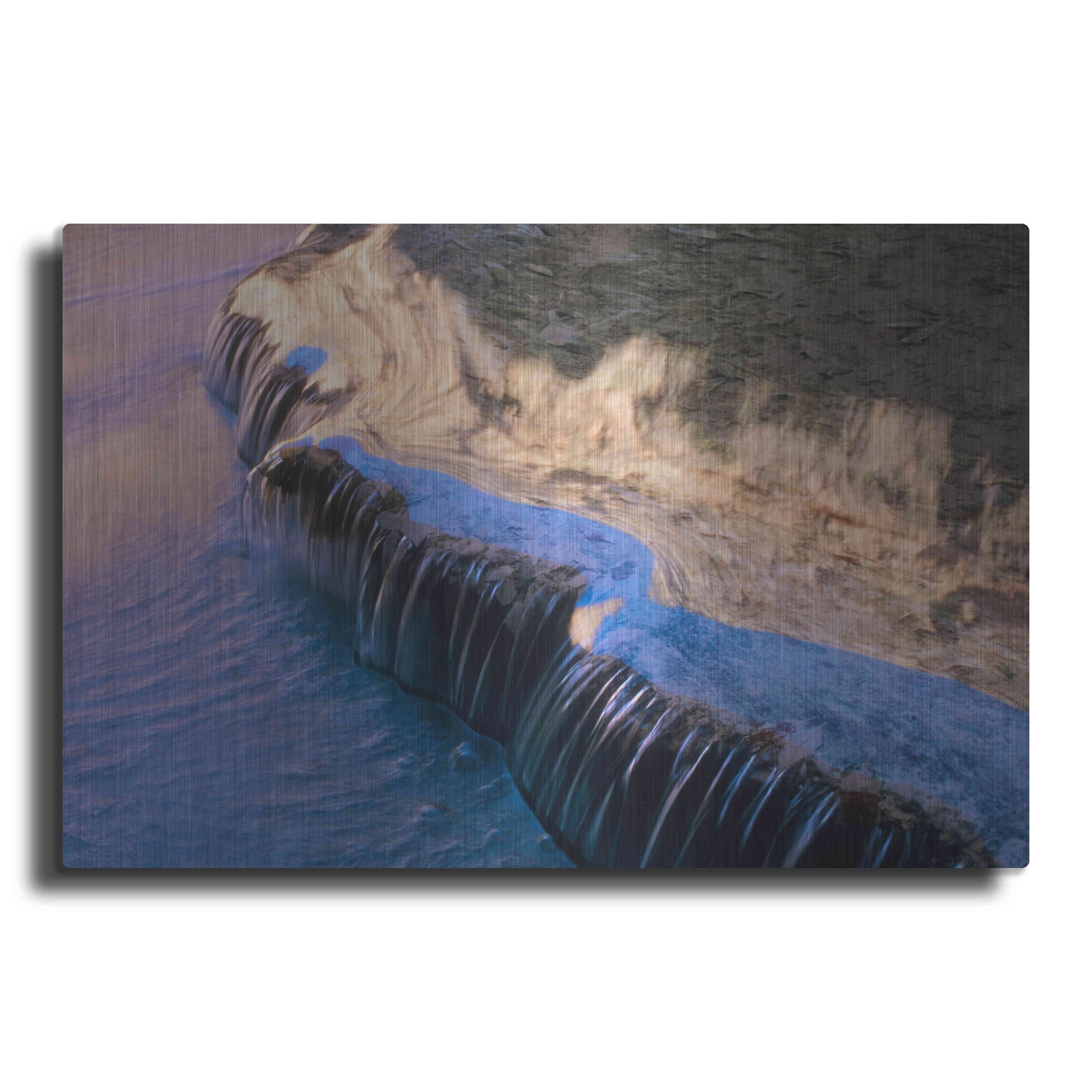 Luxe Metal Art 'Havasu Waterfall' by Thomas Haney, Metal Wall Art, 24 ...