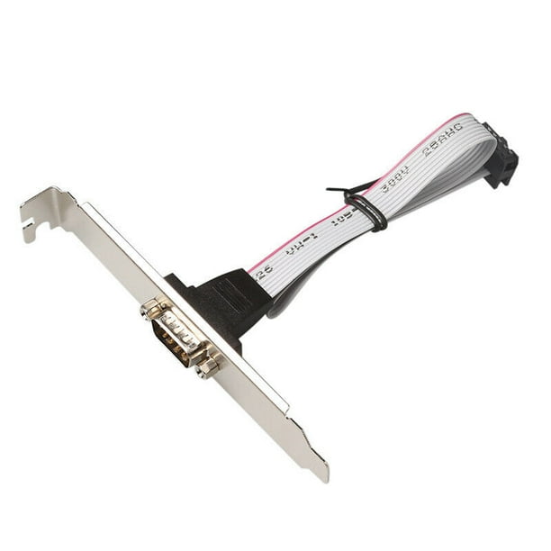 Motherboard DB9 RS232 Com Port Serial Header Connector Cable Bracket ...