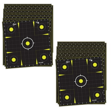 Ez Aim Adhesive Splash Reactive Paper Shooting Targets, 8" Square ...