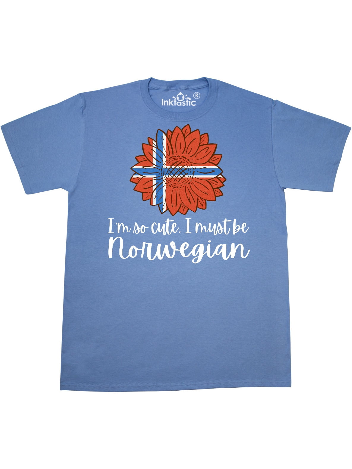 Inktastic I m So Cute I Must Be Norwegian Sunflower Norway Flag T inktastic-i-m-so-cute-i-must-be-norwegian-sunflower-norway-flag-t
