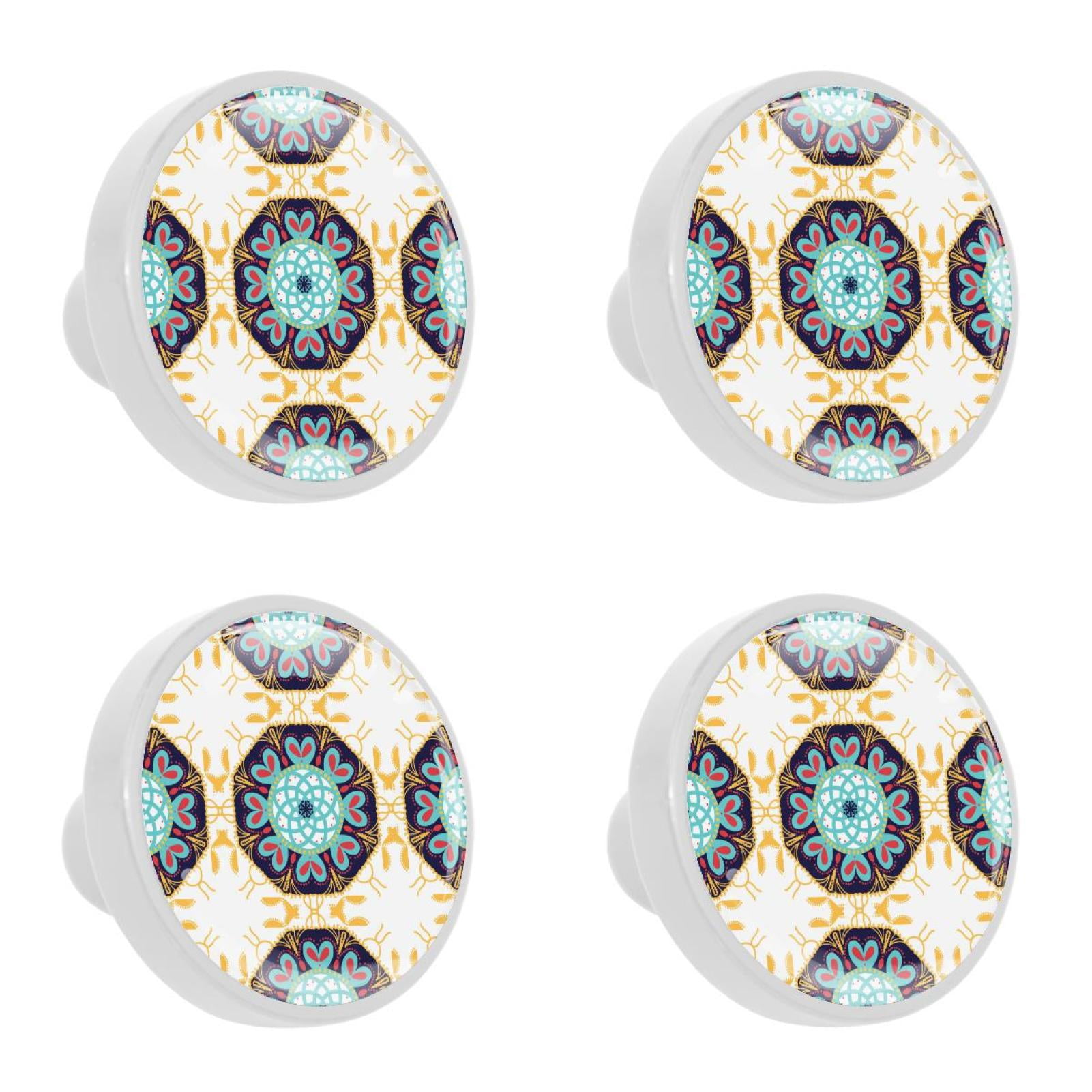4 Pcs Boho Texture Knobs for Kitchen Cabinet Cupboard Dresser Bookcase ...