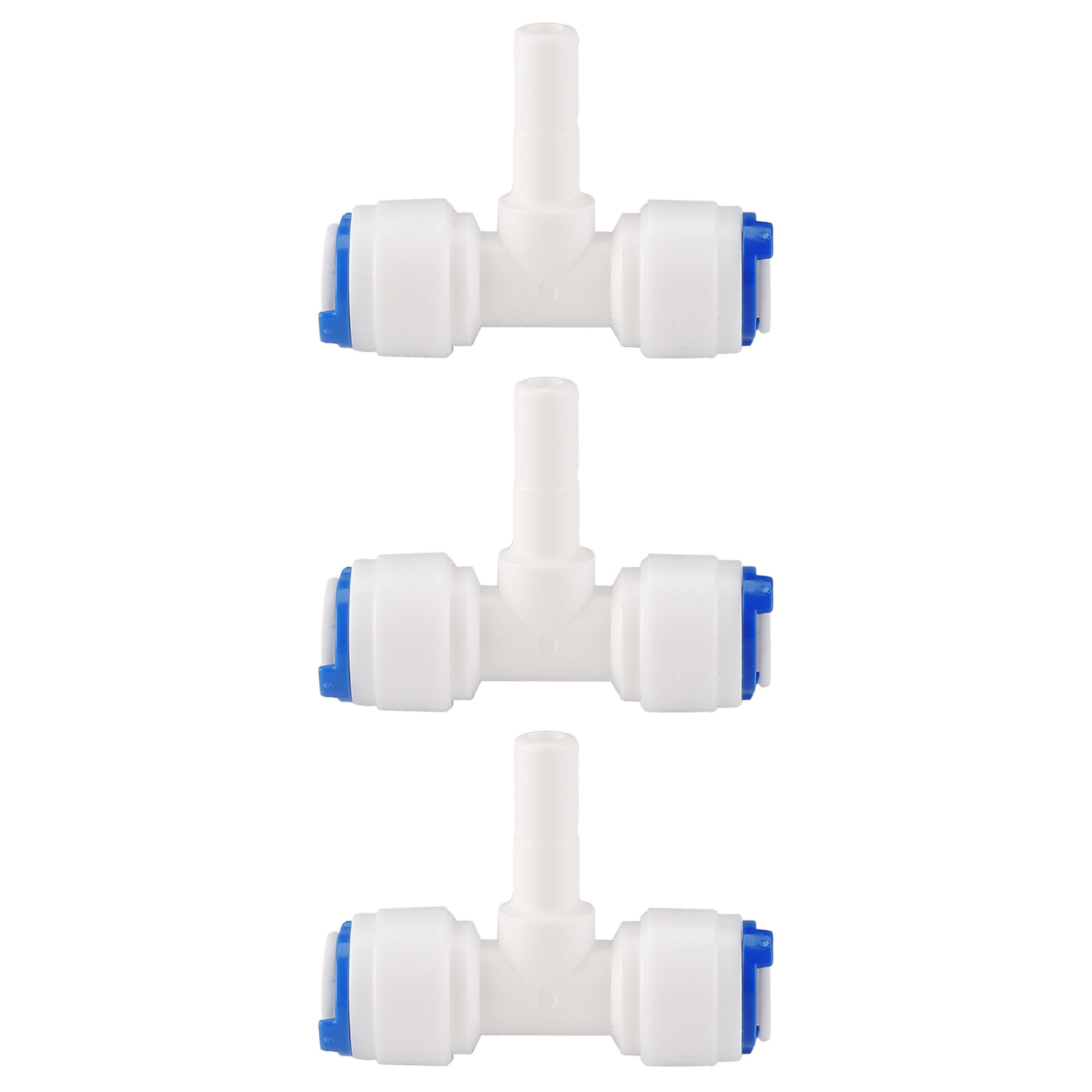 1/4 Inch OD Tee-type Quick Water Purifier Tube Fitting Connectors ...