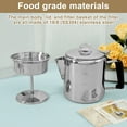 JJetcloudlive Stainless Steel Coffee Percolator 6-Cup Camping Coffee ...