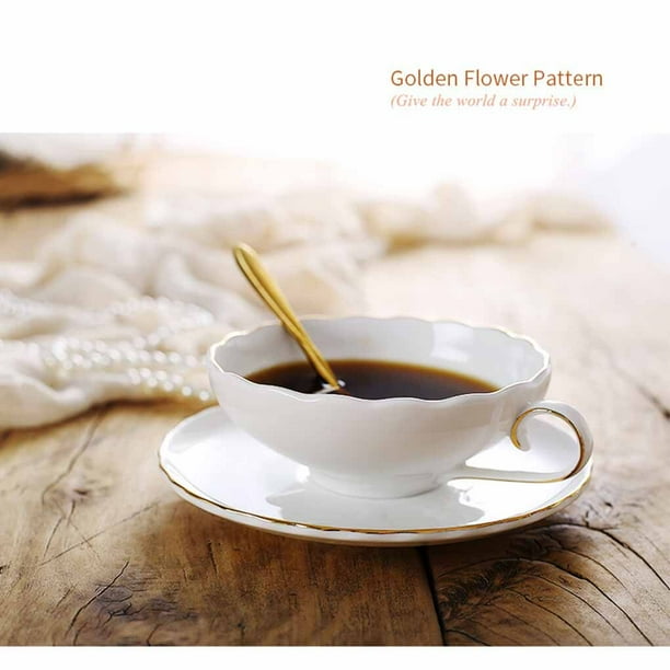 serony Vintage Bone Ceramic Drinking Gift Delicate Retro Tea Cup ...