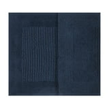 Hotel Style Blue Egyptian Cotton Reversible Bath Rug - Walmart.com