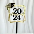 BNNG 2024 Graduation Party Cake Decor Congrats 2024 Cake Topper ...