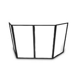 Pyle PDJFAC12 24.2 x 48 x 46 Inch DJ Booth Stand Cover Screen Scrim ...