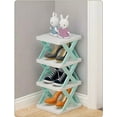 Casewin Vertical Shoe Rack, Narrow Shoe Shelf, Slim Shelf for Shoes ...