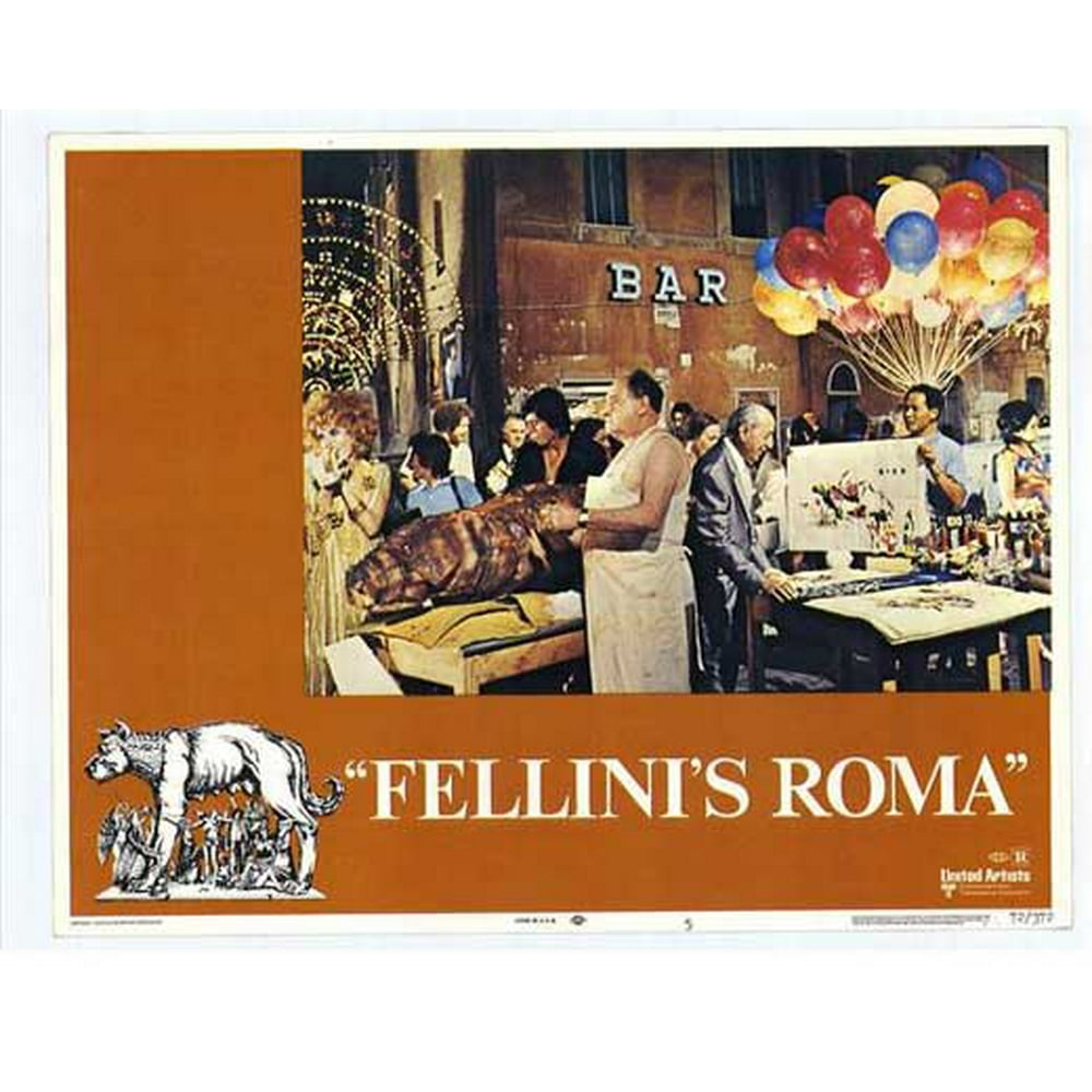 Fellini's Roma - movie POSTER (Style E) (11" x 14") (1972) - Walmart ...
