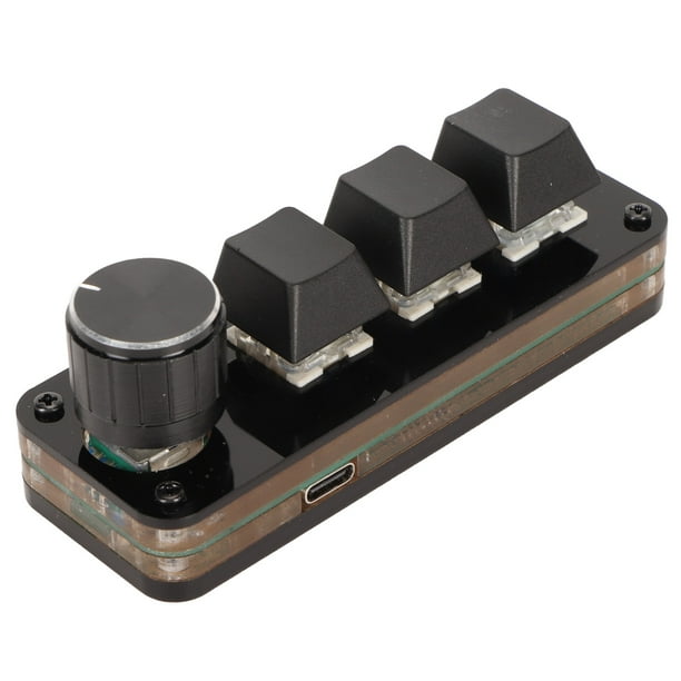 Mechanical Keyboard, 3 Key Keypad Custom Programming Blue Switch ...