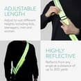 Navaris Reflective Sash - For Walking at Night, Cycling, Running ...