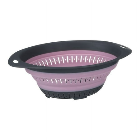 Colander Set - 2 Collapsible Colanders,Silicone Strainers,Safe Kitchen ...