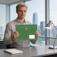 Plastic Snap Button Document Folder A4 File Envelopes With Label Pocket ...