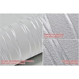Lksixu Embossed Stripes Wallpaper, Non-Woven Self-Adhesive Removable ...