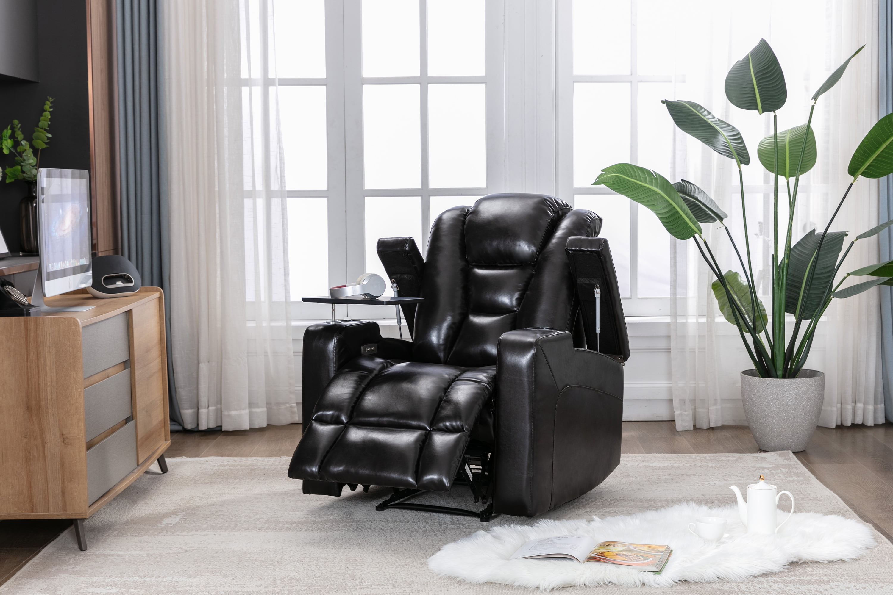 Buy vistreck Power Motion Recliner with USB Charging Port and 360 ...