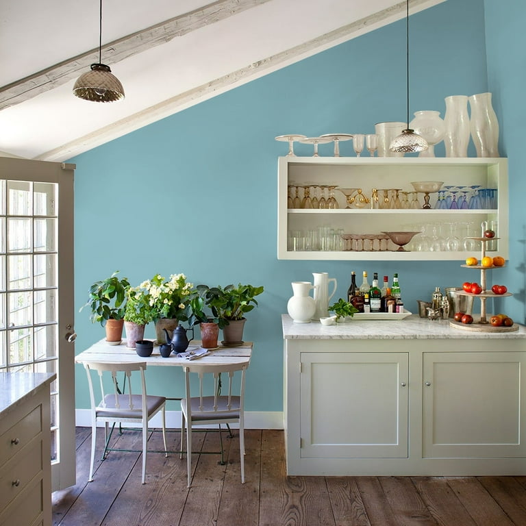Aqua Blue Color Paint