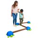 KidKraft Turtle Totter Balance Beam for Toddlers with Squeaky Turtle ...