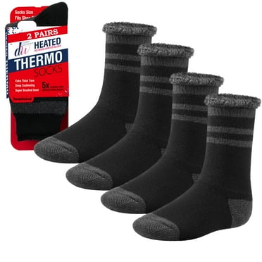 Set of 3 Thermal Socks for Men Heated Cold Weather Socks Men Warm ...