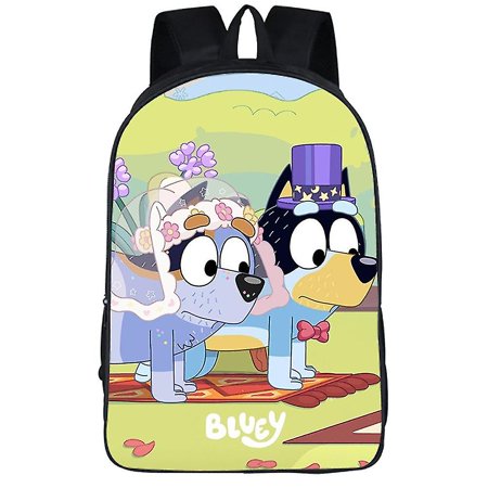 Bluey Student Schoolbag Large-capacity Single-layer Backpack ...