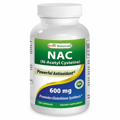 Suplemento Best Naturals NAC 250 cápsulas (paquete de 2) | Bodega ...