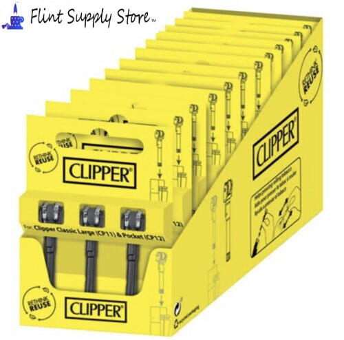 Clipper Lighter Flint 1 Box, 12 Pack, 3PCS Per Pack Flint Barrel ...