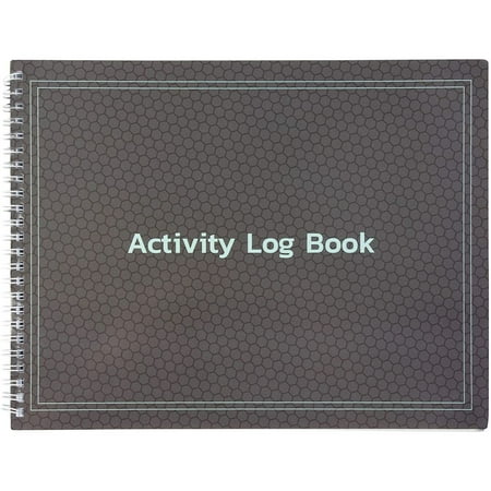 Juvale Spiral Bound Daily Activity Log and Client Record Book for ...