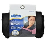 Cloudz Compact Travel Blanket - Black - Walmart.com