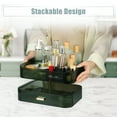 Makeup Organizer with Stackable Drawers Translucent Cosmetic Storage ...