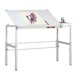 Studio Designs Graphix II White Split Top Crafting Table - Walmart.com