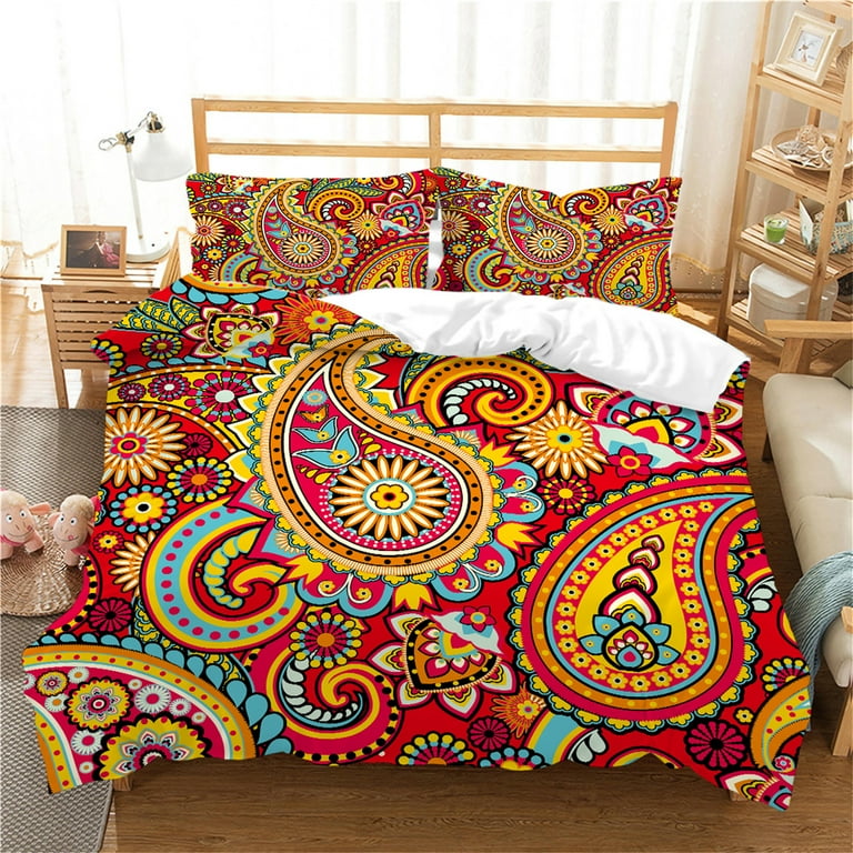 Red Patterned Duvet Covers
