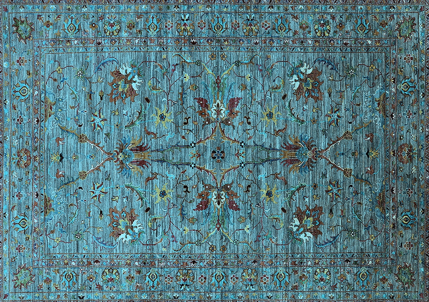 Ahgly Company Indoor Rectangle Oriental Light Blue Industrial Area Rugs ...
