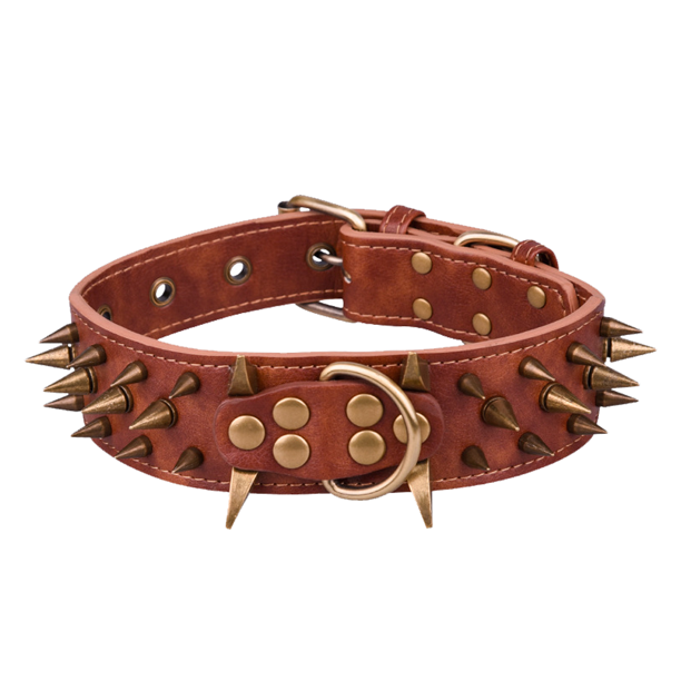 Powerful large dog collar to protect the dog's neck from bites ...