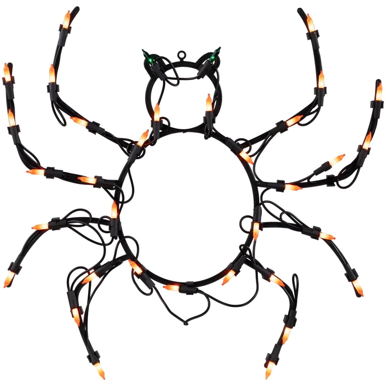 Halloween Window Silhouettes Spider