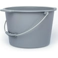 Vakly Commode Bucket with Lid and Handle - Replacement Pail - 8 Quart ...