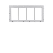 Duo Corp 3214SLID Double Slider Basement Window, 32 X 14 in, Vinyl ...