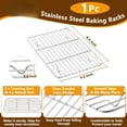 9 Inch Baking Sheet Pan with Rack Set, Stainless Steel Cookie Sheet Pan ...