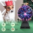 5 inch Extra Large Plasma Ball Lamp, Touch & Sound Sensitive Science ...