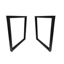 LTL Duraline Table Legs Wired Black Steel 28", Set of 4 - Walmart.com