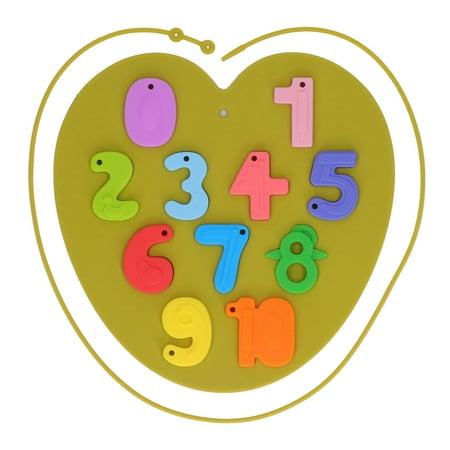 Number Puzzle Toy Board, Silicone Motor Skill Development Improve ...