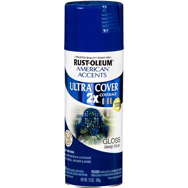 Rust-Oleum Gloss Deep Blue Ultra Cover 2x - Walmart.com