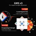 GAN 11 M Pro, 3x3 Magnetic Speed Cube Magic Puzzle Cube Stickerless Toy ...