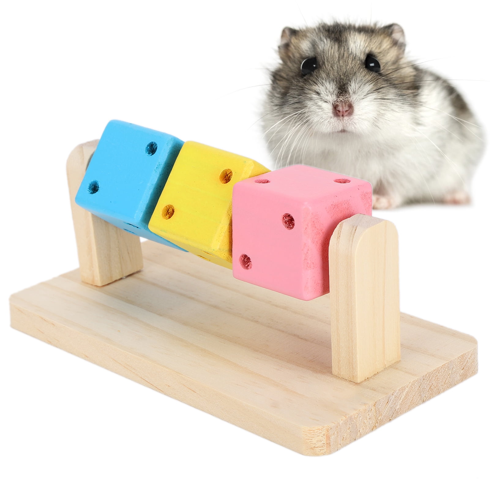 Click here for Crtynell Wood Platform Grinding Teeth Toy  Hamster... prices