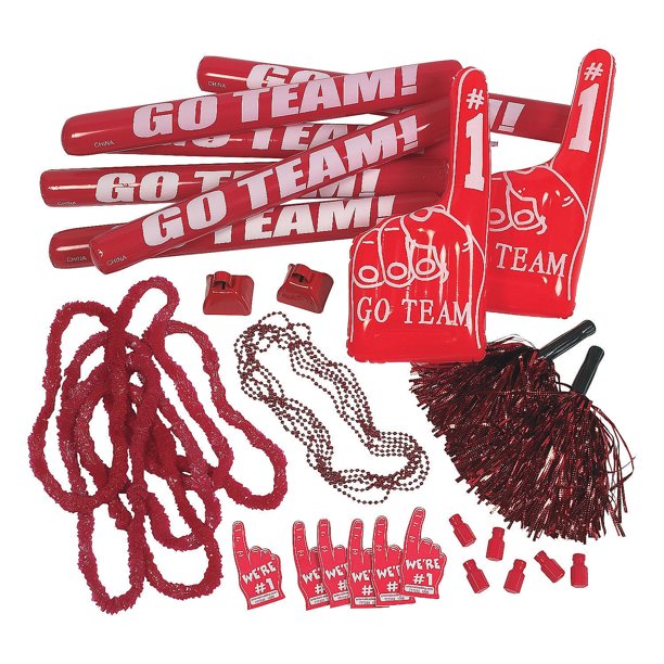 Red School Spirit Assortments - 50 Pieces - Walmart.com