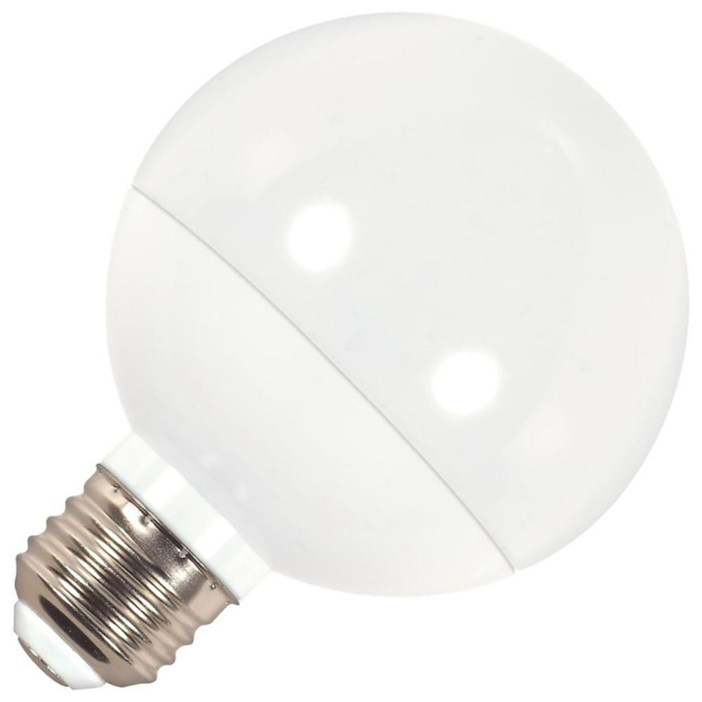 Satco 28595 - 4W LED G25 5000K Medium base 120V G25 Globe LED Light ... Satco 28595 - 4W LED G25 5000K Medium base 120V G25 Globe LED Light ...
