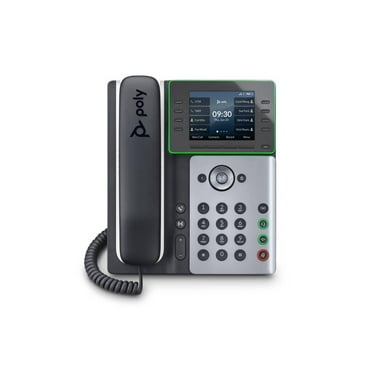 Poly Edge E220 IP Phone - Corded - Corded - Bluetooth - Desktop, Wall ...